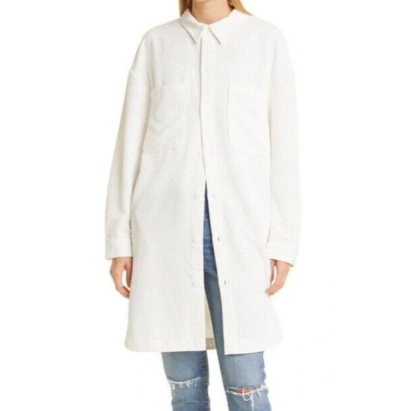 The Range | Jackets & Coats | The Range Shacket Light Shell White ...